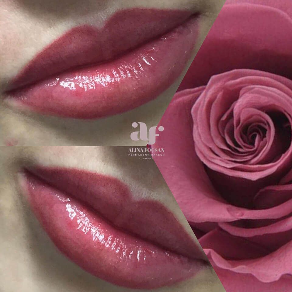 Lip liner with blend or full lip colour. | Treatments/Services
